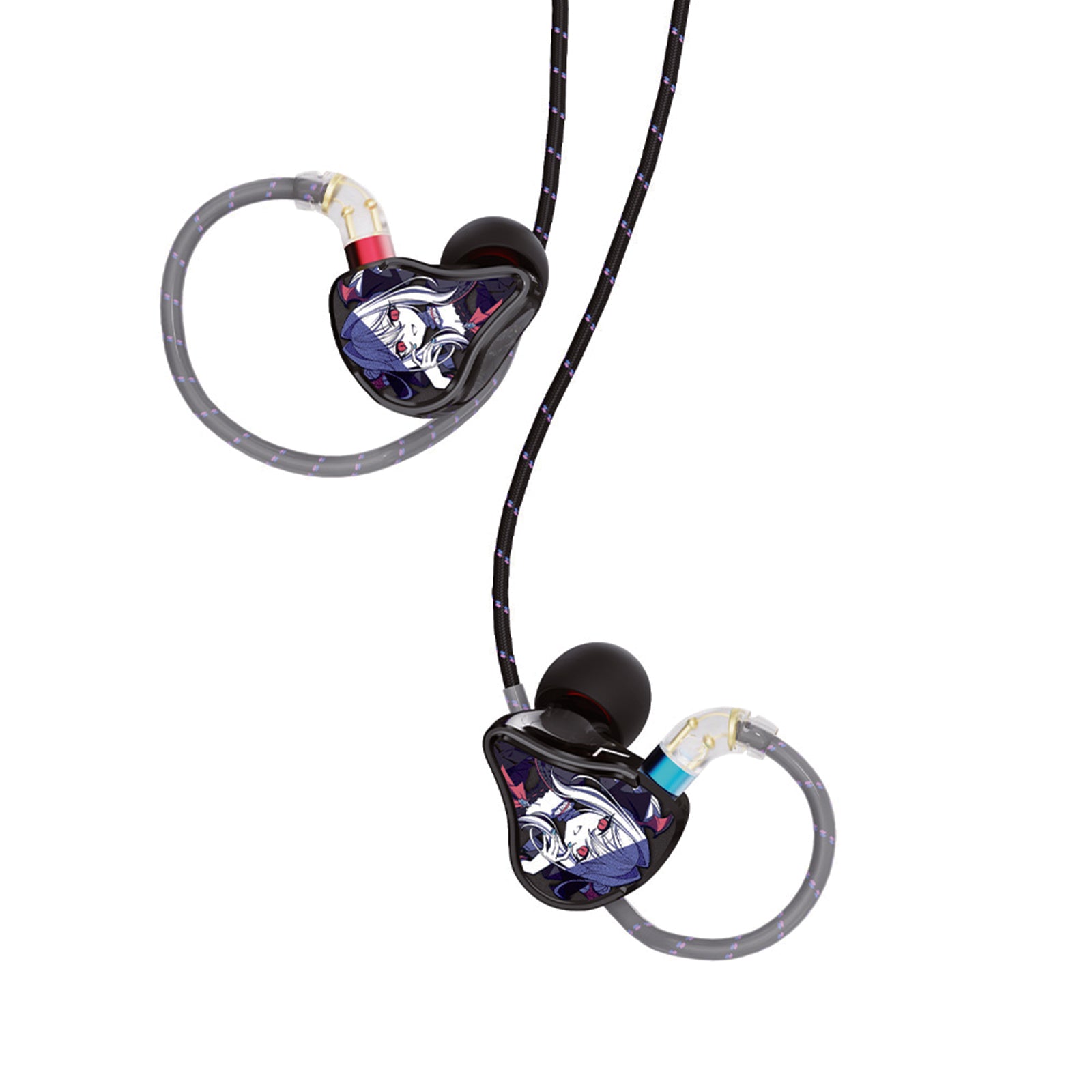 CVJ VIVIAN IEM Earphones | HiFi In-Ear Monitors with 3D Anime Faceplat ...